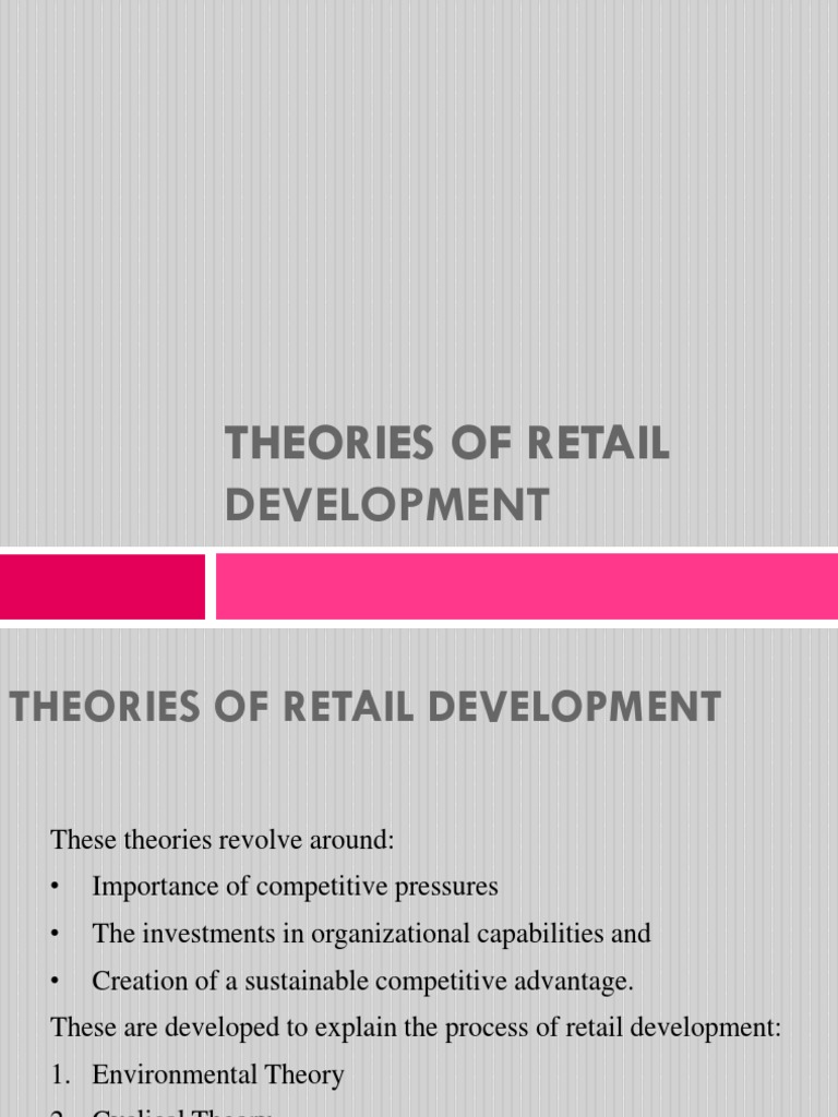 Theories of Retail Development | PDF | Retail | Innovation