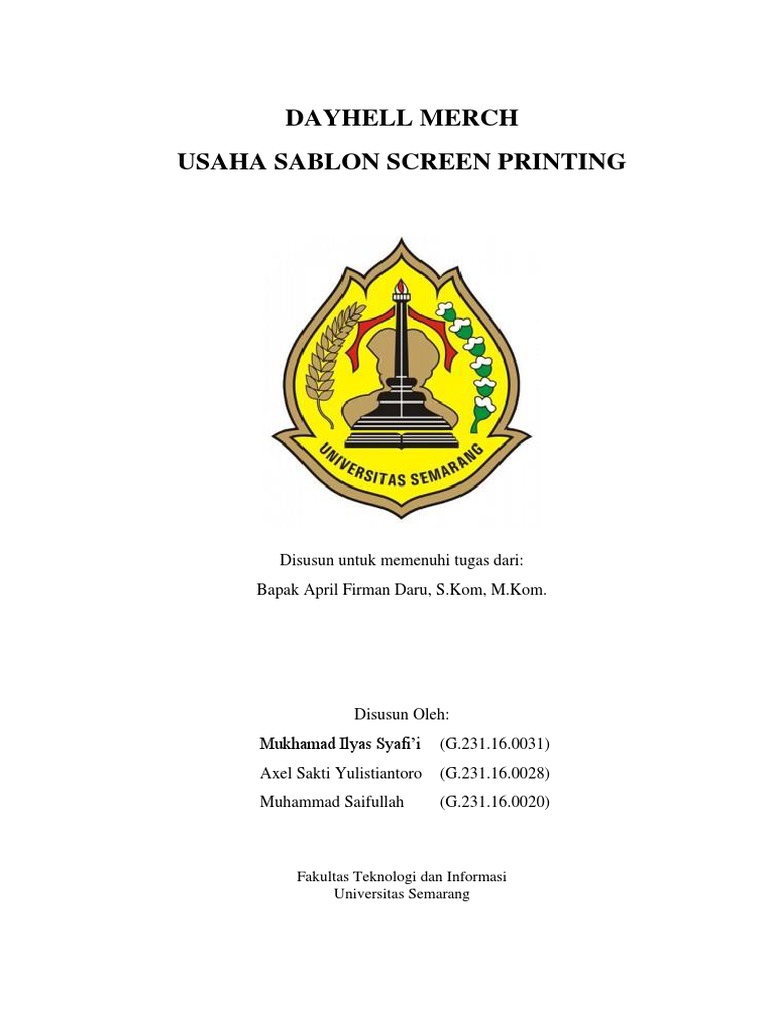Contoh Proposal UMKM | PDF