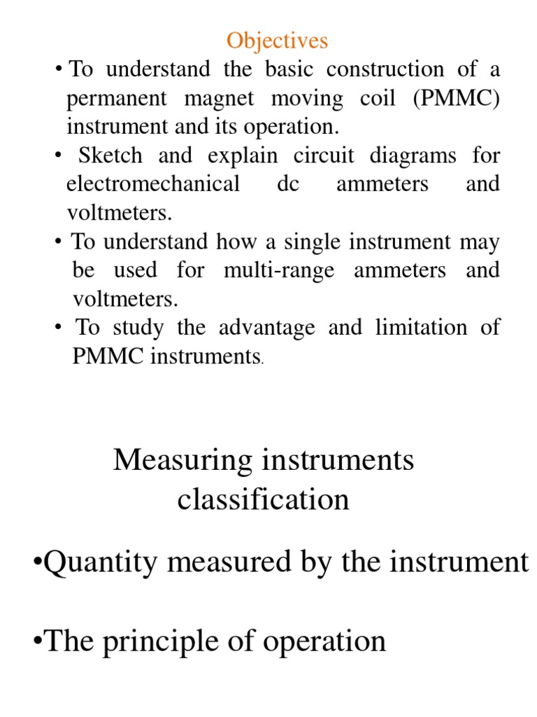 PMMC Instrument PDF | PDF