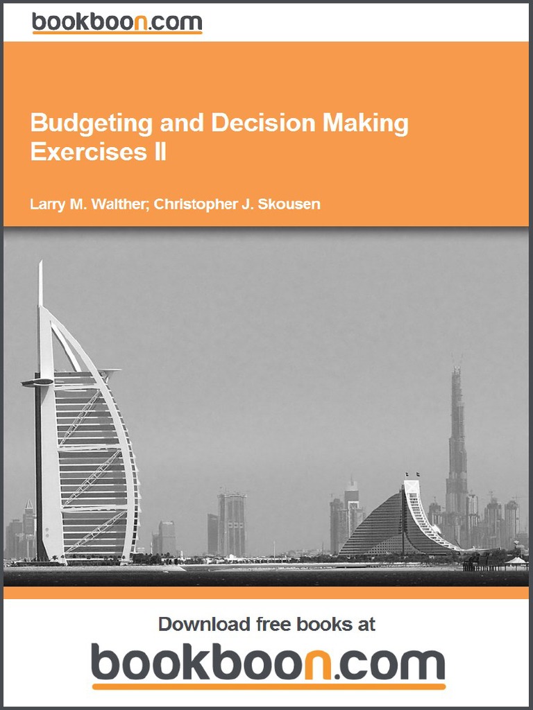 Budgeting and Decision Making Exercises II PDF | PDF | Labour Economics | Prices