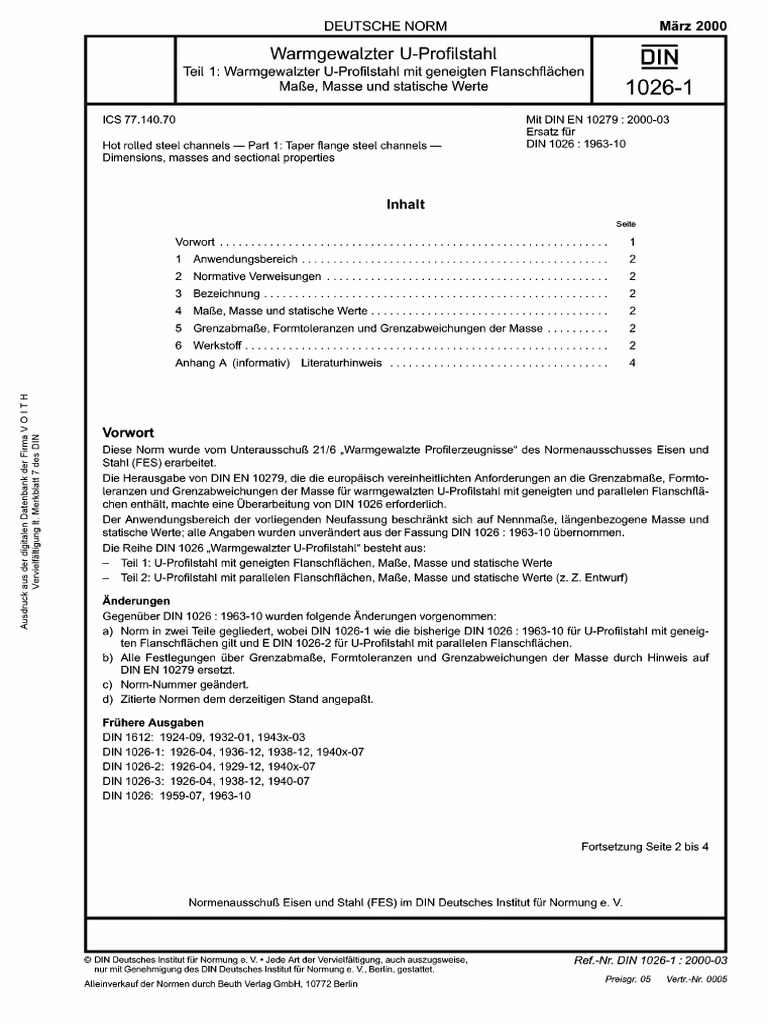 Din 1026-1 PDF | PDF