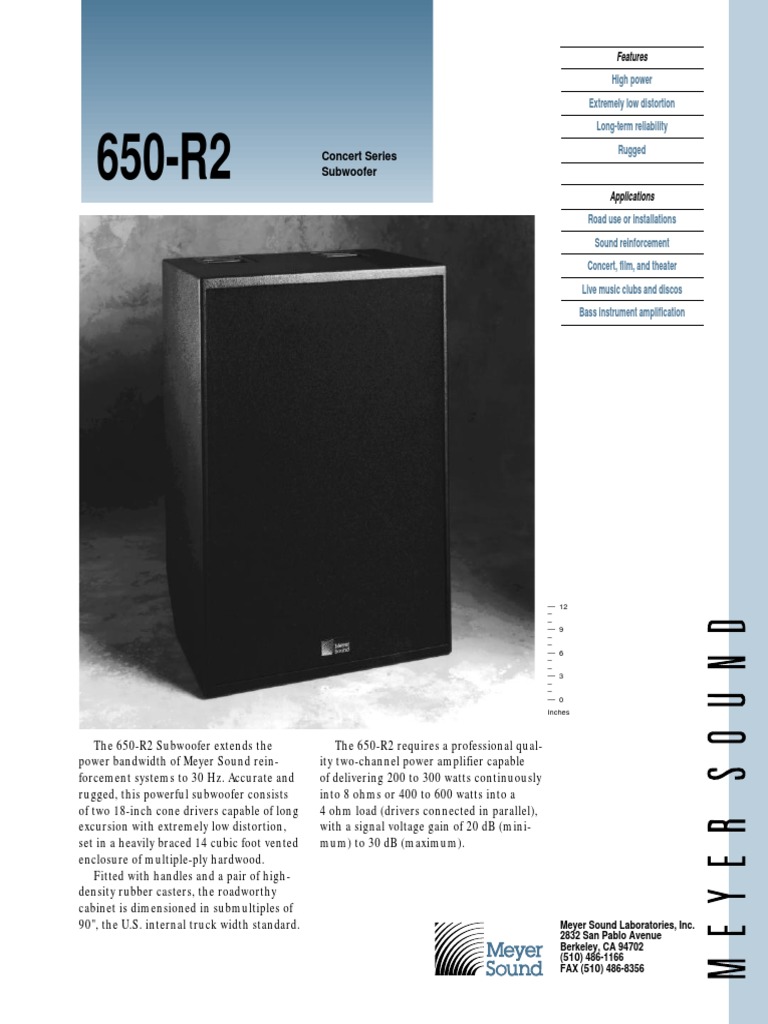 650 R2 PDF | PDF | Loudspeaker | Hearing