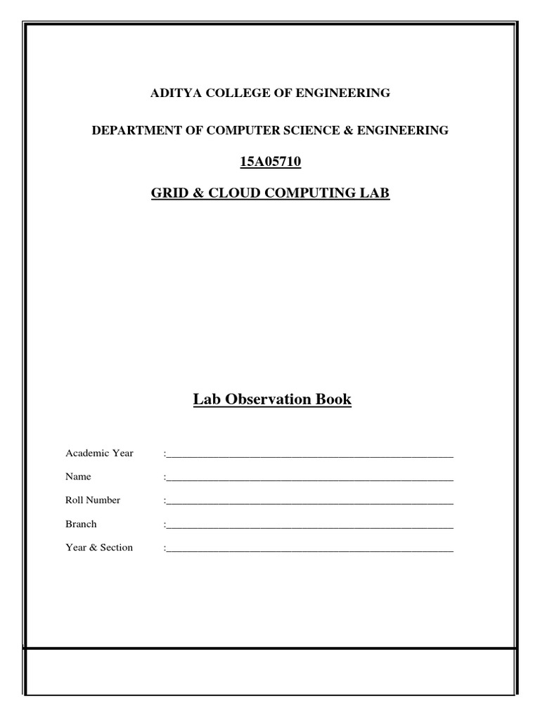 GCC Lab Manual Mahesh Kumar PDF | PDF | Grid Computing | Computer Program