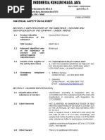 Msds Lasindoenergy - Palm Kernel Shell | PDF | Materials | Chemistry
