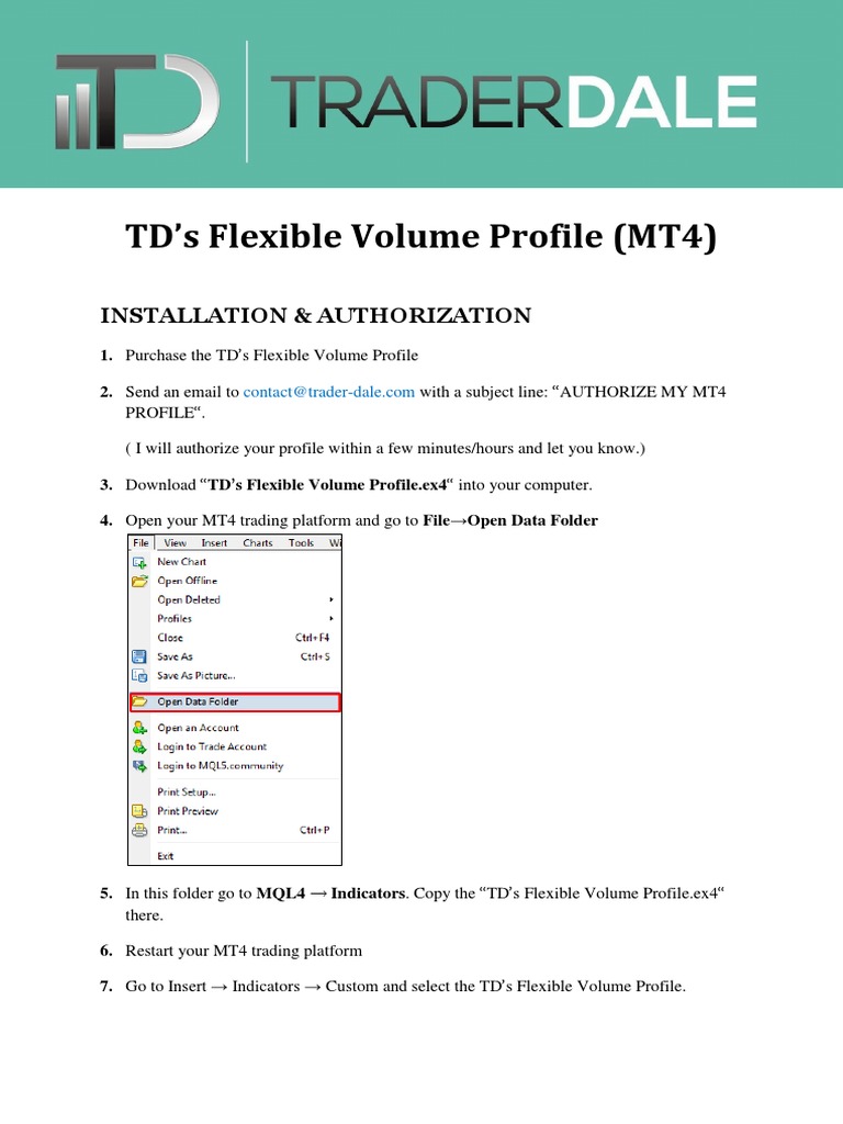 TDs Flexible Volume Profile Instructions 1.1 PDF | PDF | System Software | Software