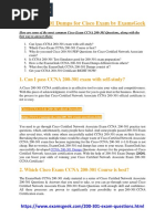 1000+ CISCO CCNA Exam Questions and Answers PDF - 1 | PDF | Computer ...