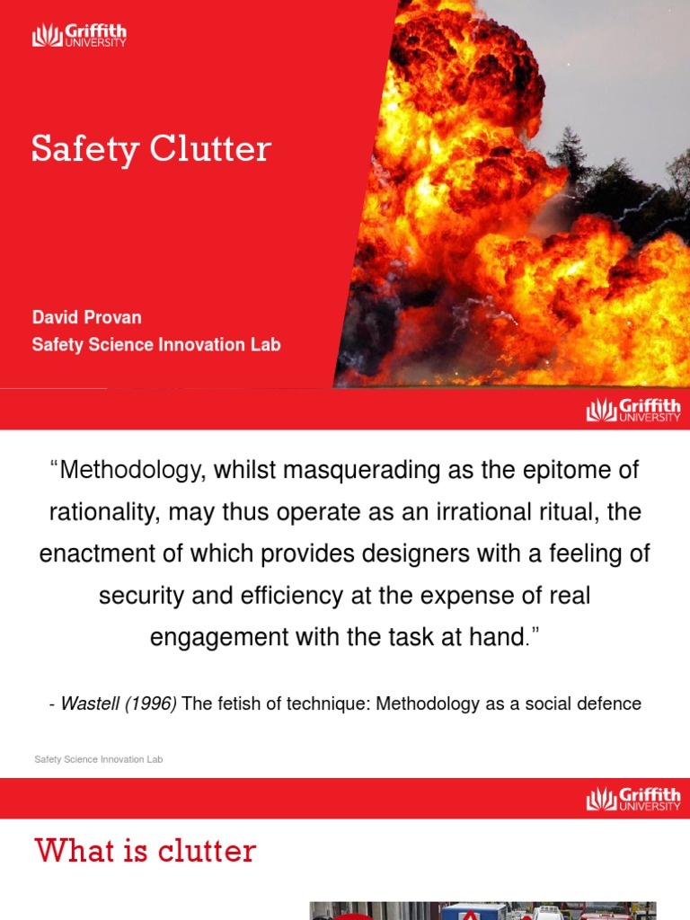 David Provan Founder Safety 21 Safety Clutter Day 1 | PDF | Innovation ...