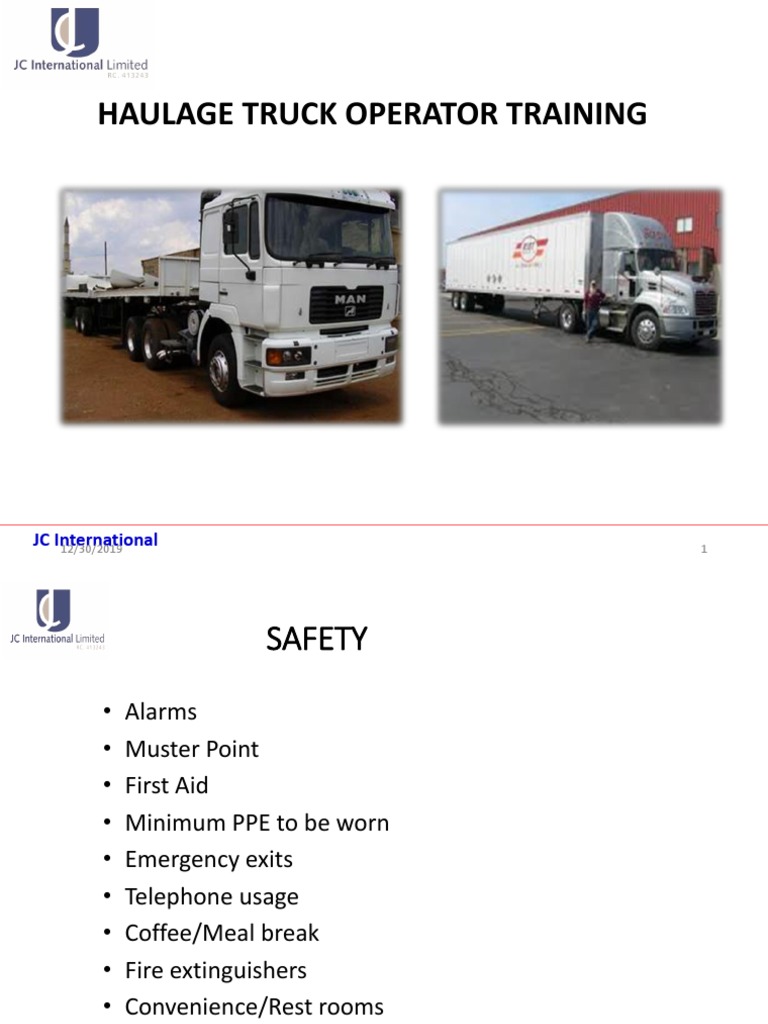 Haulage Truck | PDF | Truck | Driving