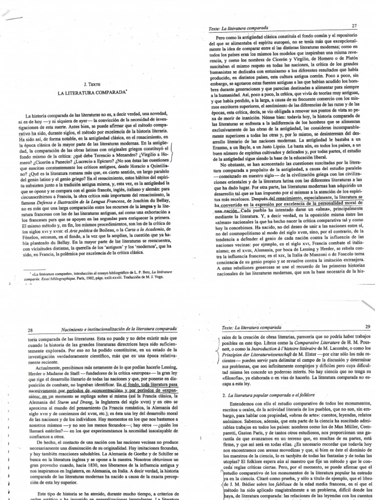 Literatura Comparada | PDF