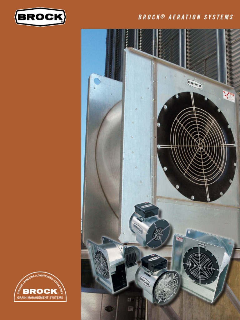 Brock SIlo Exhaust Fan | PDF | Gas Technologies | Mechanical Engineering