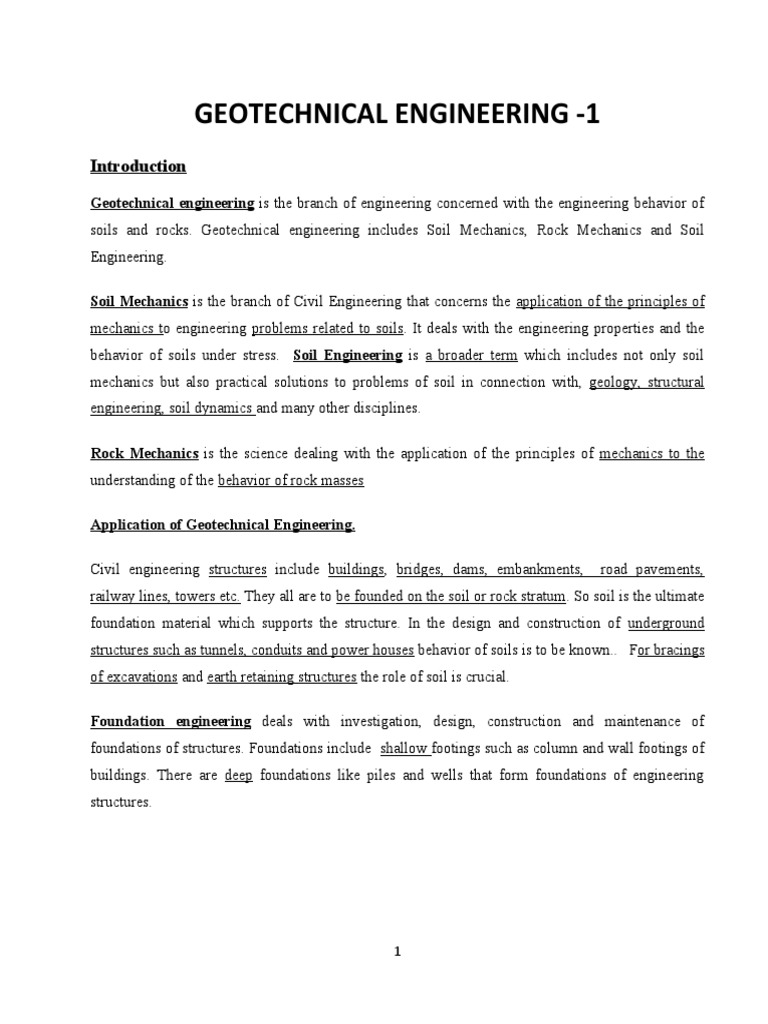 Geotechnical Module 1 | PDF | Geotechnical Engineering | Density