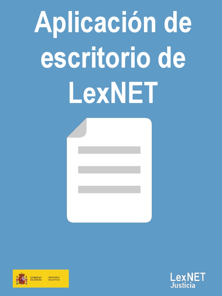 Manual Aplicacion Lexnet Escritorio | PDF | Java (lenguaje de ...