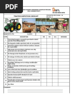 31 Tractor Monthly Inspection Checklist | PDF