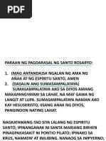 Opening Prayer Tagalog | PDF