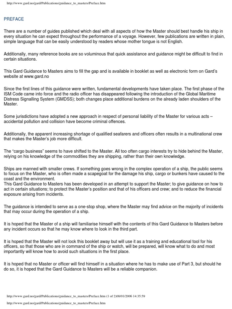 GARD Guide To Masters Complete | PDF | Transport | Business