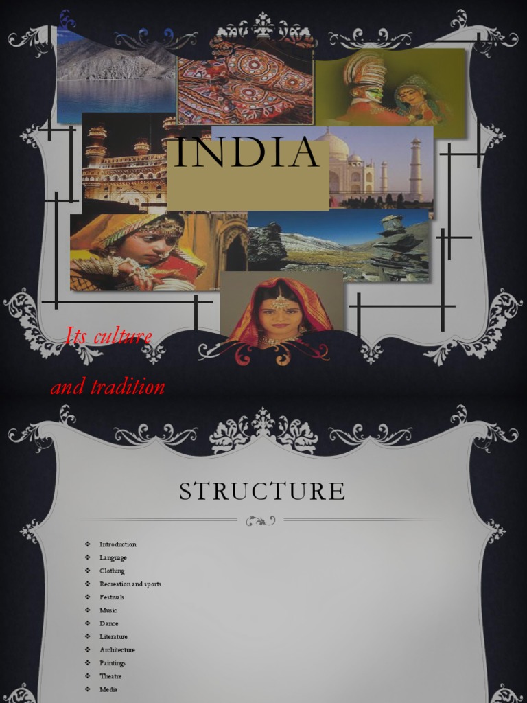 Indian Culture | PDF | Dances | Entertainment (General)