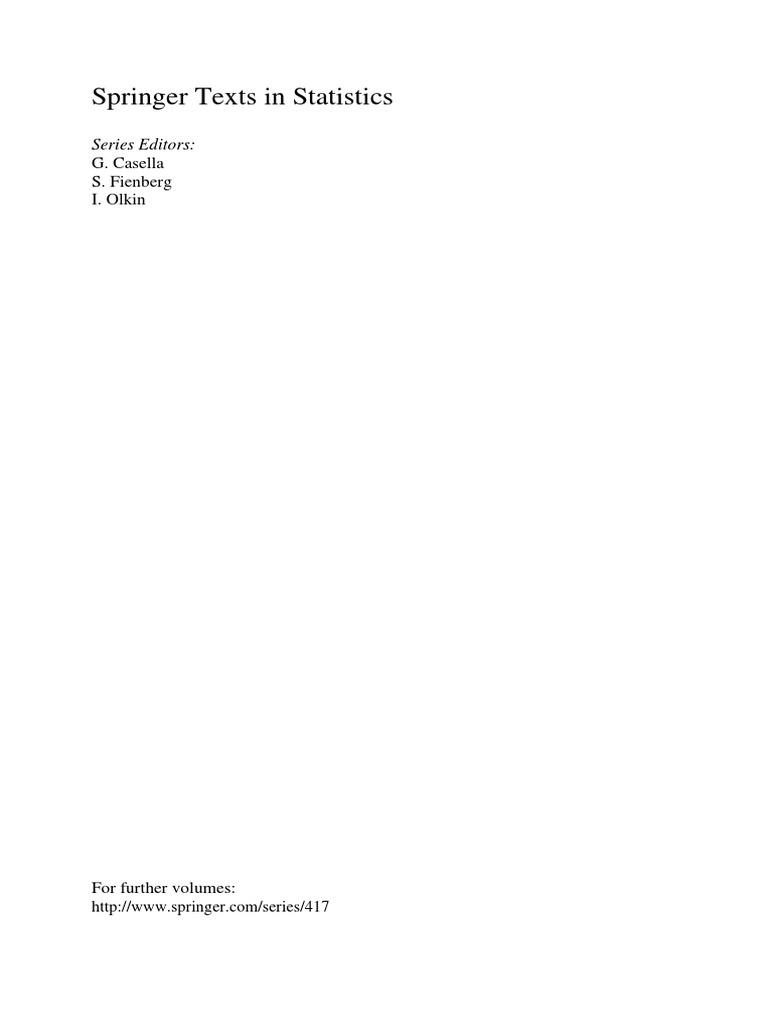 An Introduction To Statistical Learning With Applications in R (ISLR Sixth Printing) | PDF