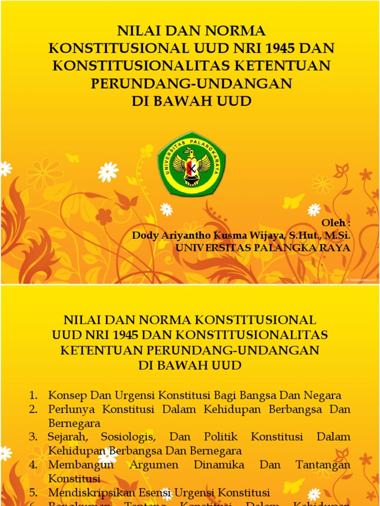04 Bagaimana Nilai Dan Norma Konstitusional UUD NRI 1945 Dan Konstitusionalitas Ketentuan ...