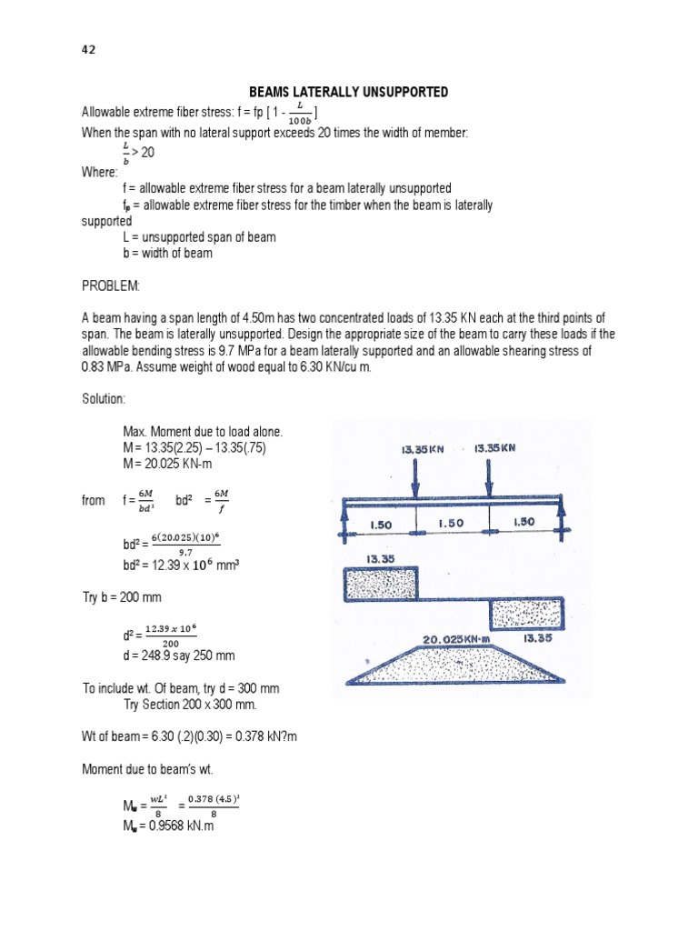 MATH Timber Design and Construction Meth | PDF | Beam (Structure ...