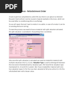 Internal Refurbishment User Manual in SAP PM | PDF | Areas Of Computer Science | Computing