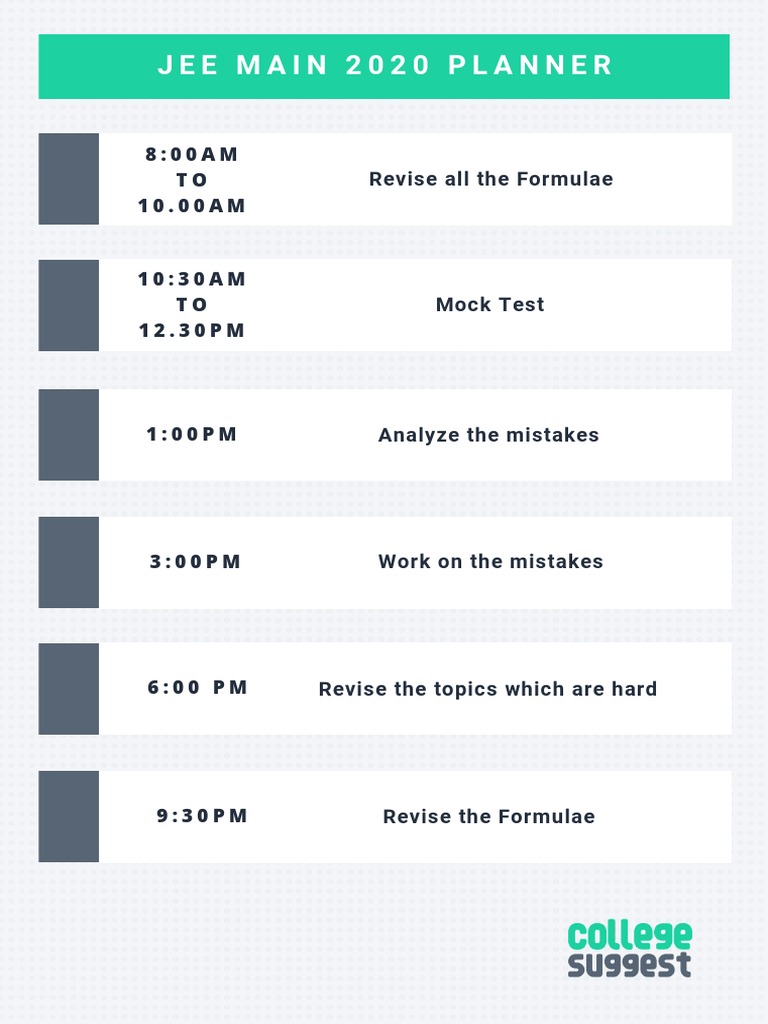 JEE Planner FINAL PDF | PDF