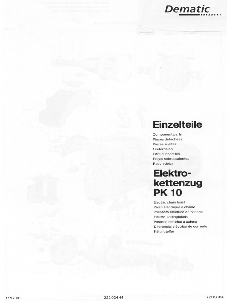 Despiece PK 10 | PDF