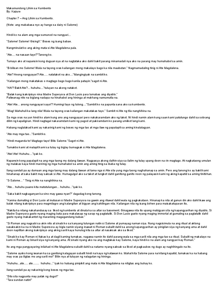 Lihim Sa Kumbento Part 7 | PDF