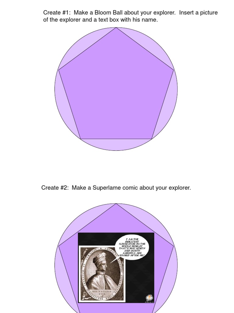 Explorer Project: Bloom Ball & Comic Activities | PDF | Language Arts ...