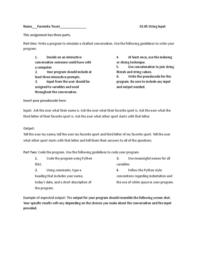 String Input 1 Pdf String Computer Science Inputoutput 6076