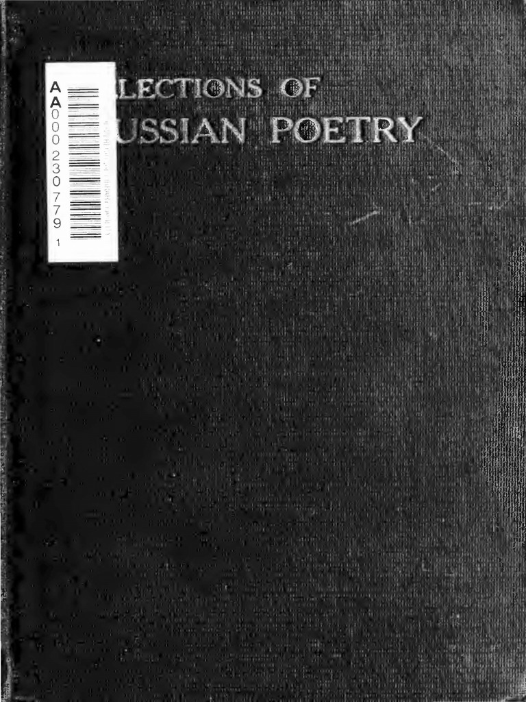 Selection of Russian Poerty PDF | PDF | Alexander Pushkin | Poetry
