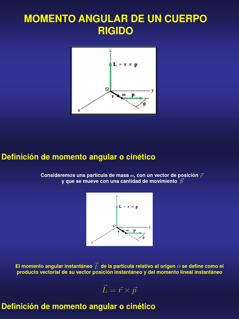 Momento Angular PDF | PDF | Momento angular | Impulso