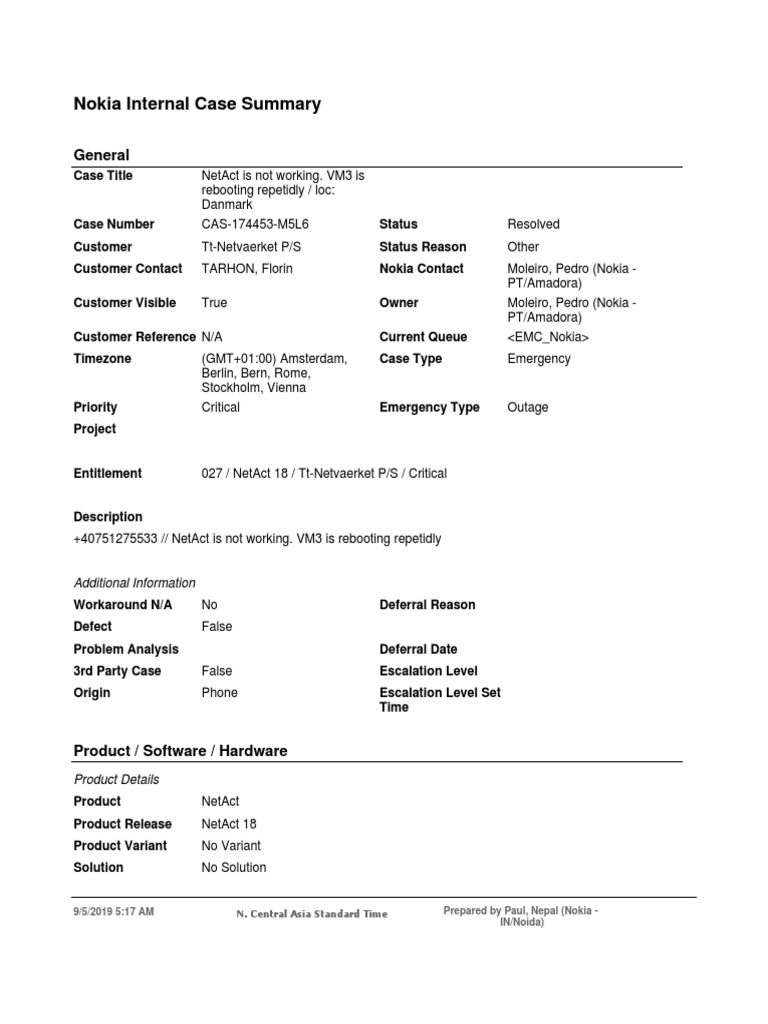 Internal Case Summary PDF | PDF | Computing | Computing And Information ...