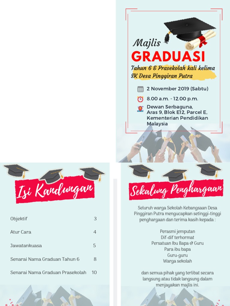 Buku Program Hari Graduasi 2019 | PDF
