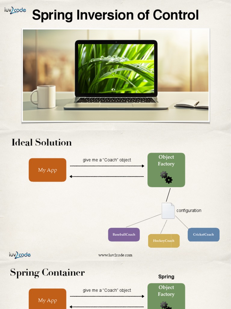 Spring Ioc And Di With Xml Configuration Pdf Java Platform