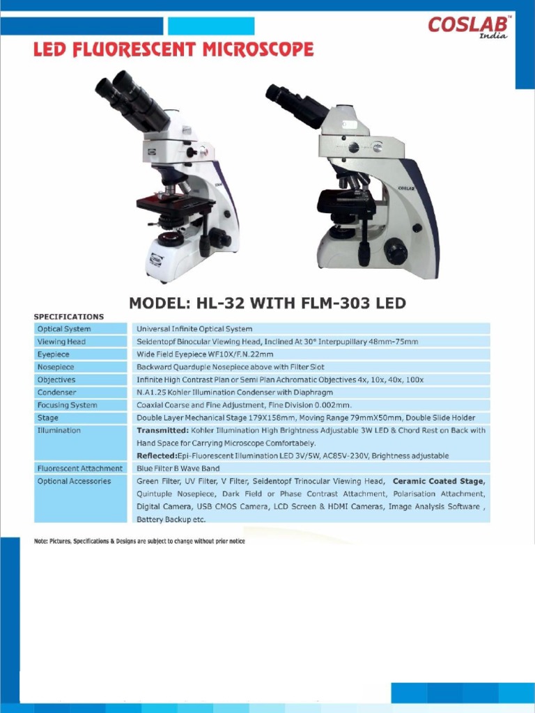 HL 32 Microscope | PDF