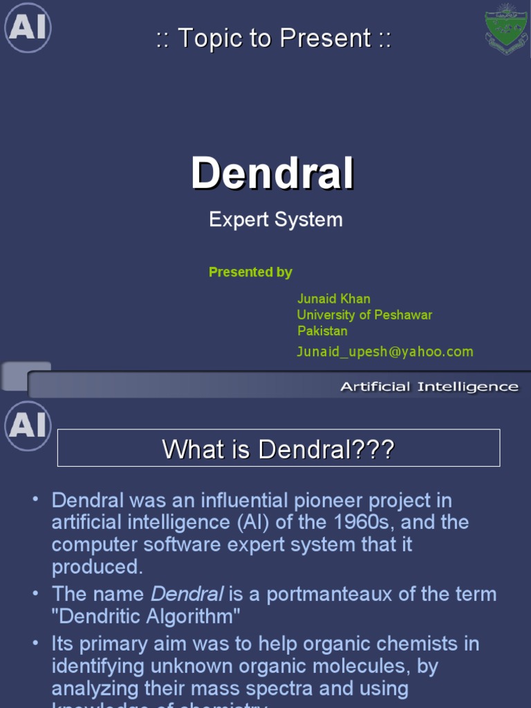 Dendral Expert System | PDF | Cognition | Science