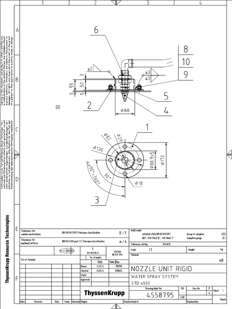 Nozzle Unit Rigid | PDF | Materials | Building Materials