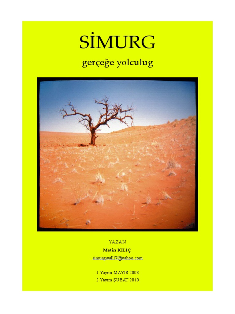 Simurg Gerceğe Yolculug PDF | PDF