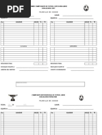 Cedula de Inscripcion Futbol Rapido | PDF | Asociación de Futbol | Deportes