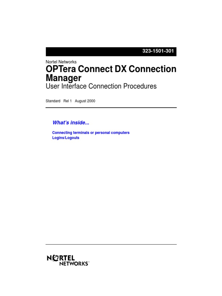 User Interface Connection Procedures | PDF | Computer Terminal ...