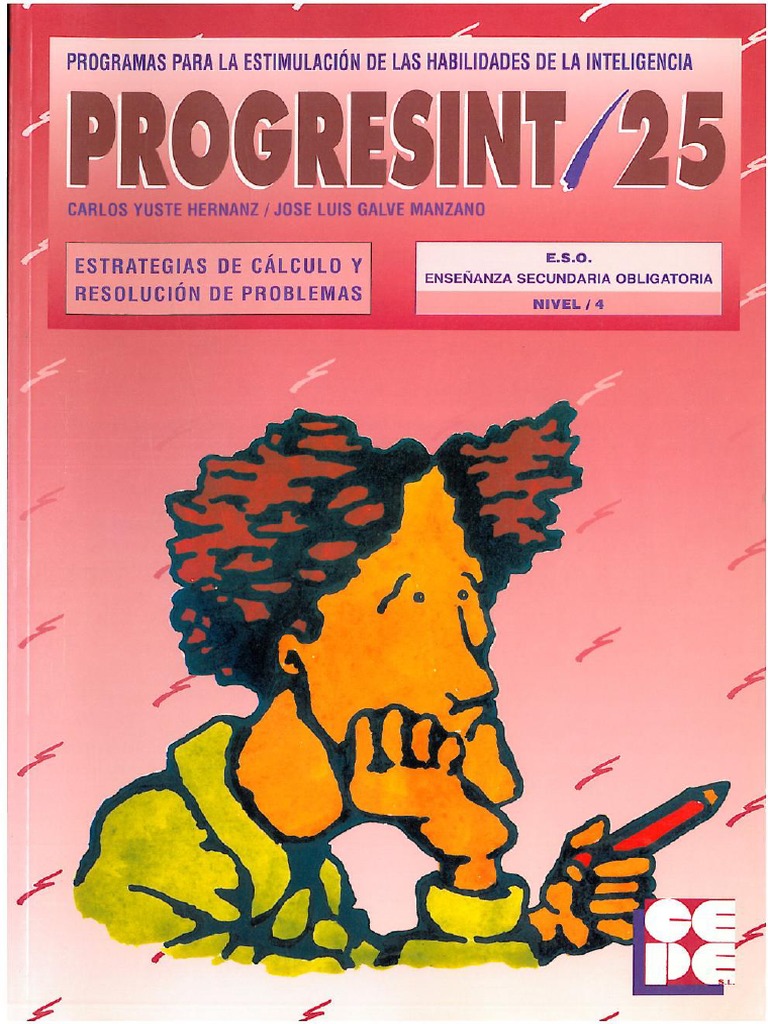 PROGRESINT 25 Estrategias de Cálculo y Resolución de Problemas | PDF