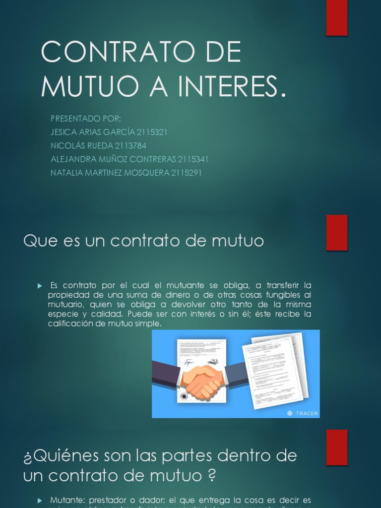 Contrato de Mutuo: Interés y Obligaciones | PDF | Interés | Propiedad