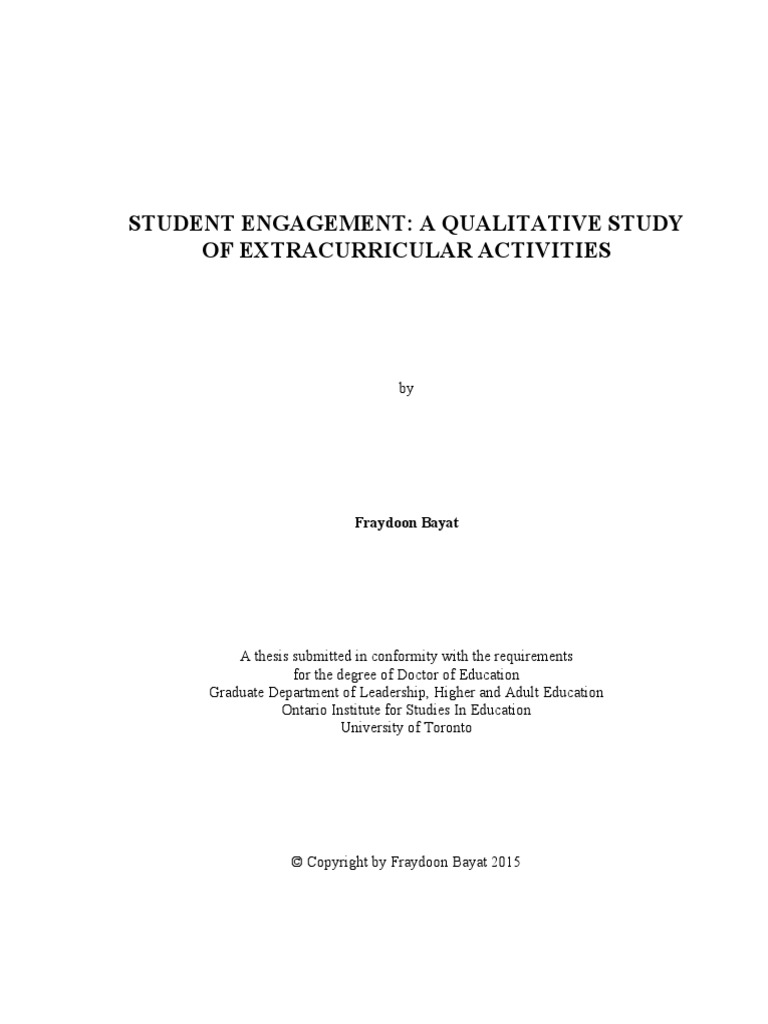 Bayat Fraydoon 201511 EdD Thesis | PDF | Socioeconomic Status | Leadership