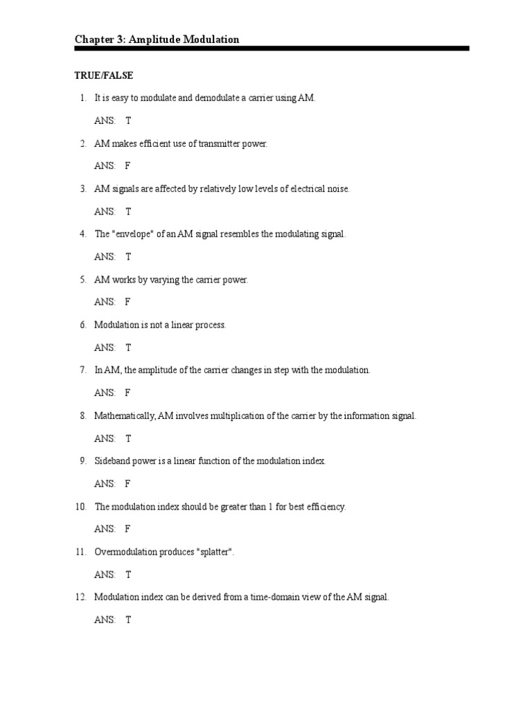 Amplitude Modulation | PDF | Modulation | Broadcasting