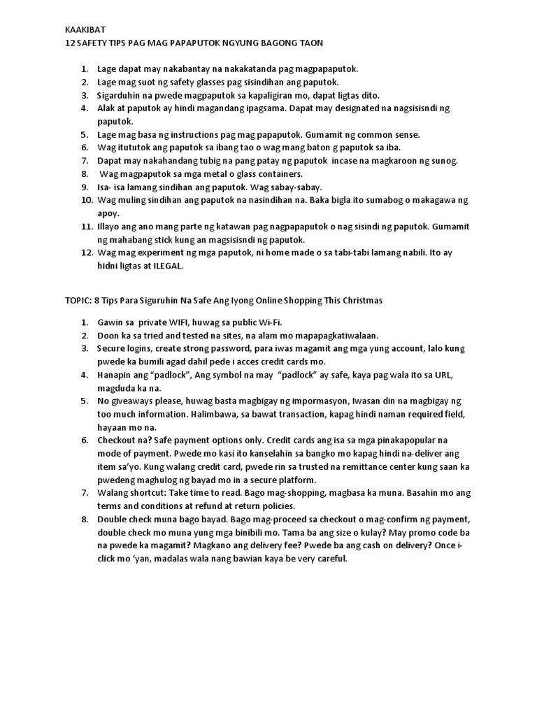 Kaakibat 111319 | PDF