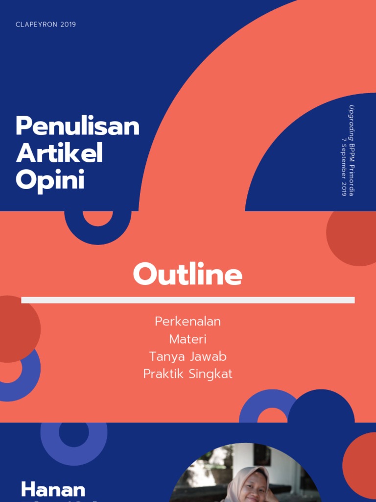 Panduan Menulis Artikel Opini | PDF