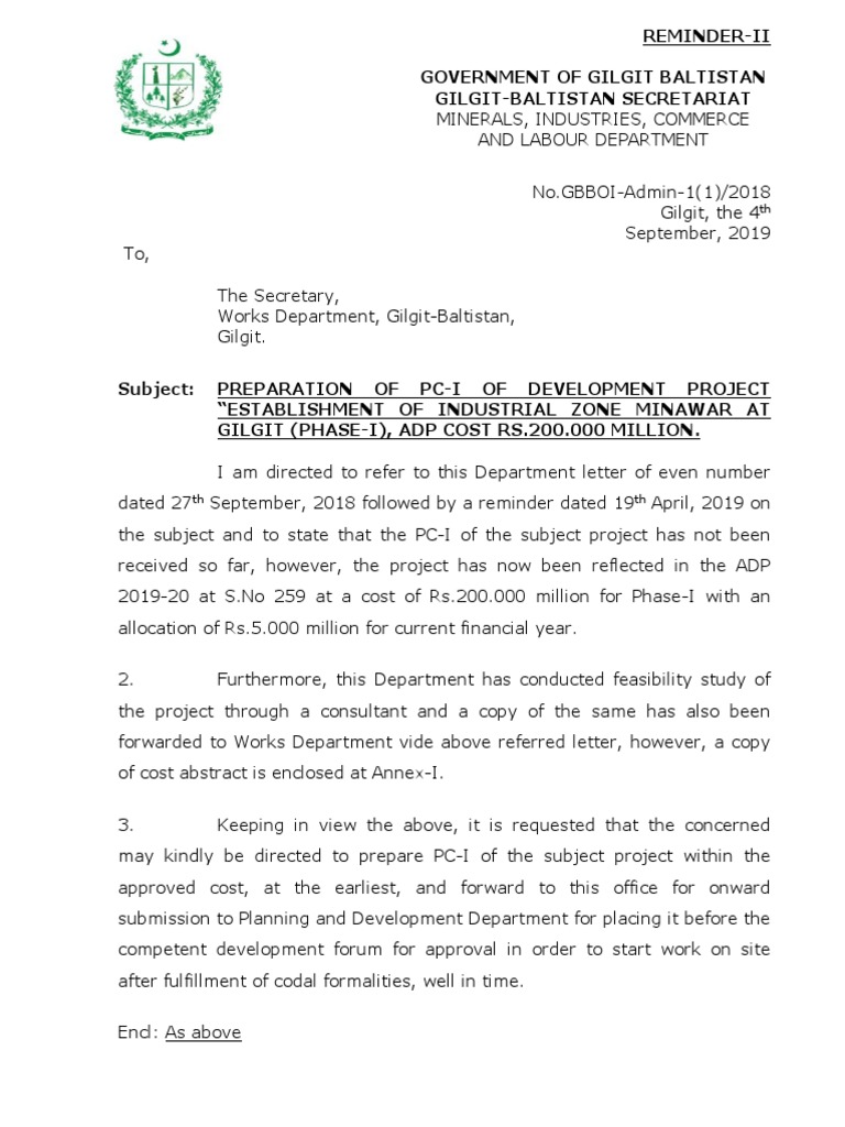 Letters | PDF | Secretary | Government