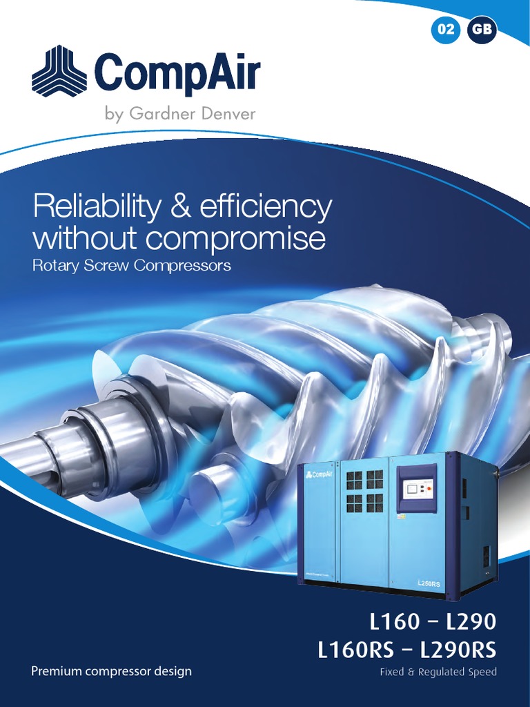 Compair l160 l290 Spec | PDF | Efficient Energy Use | Clothes Dryer