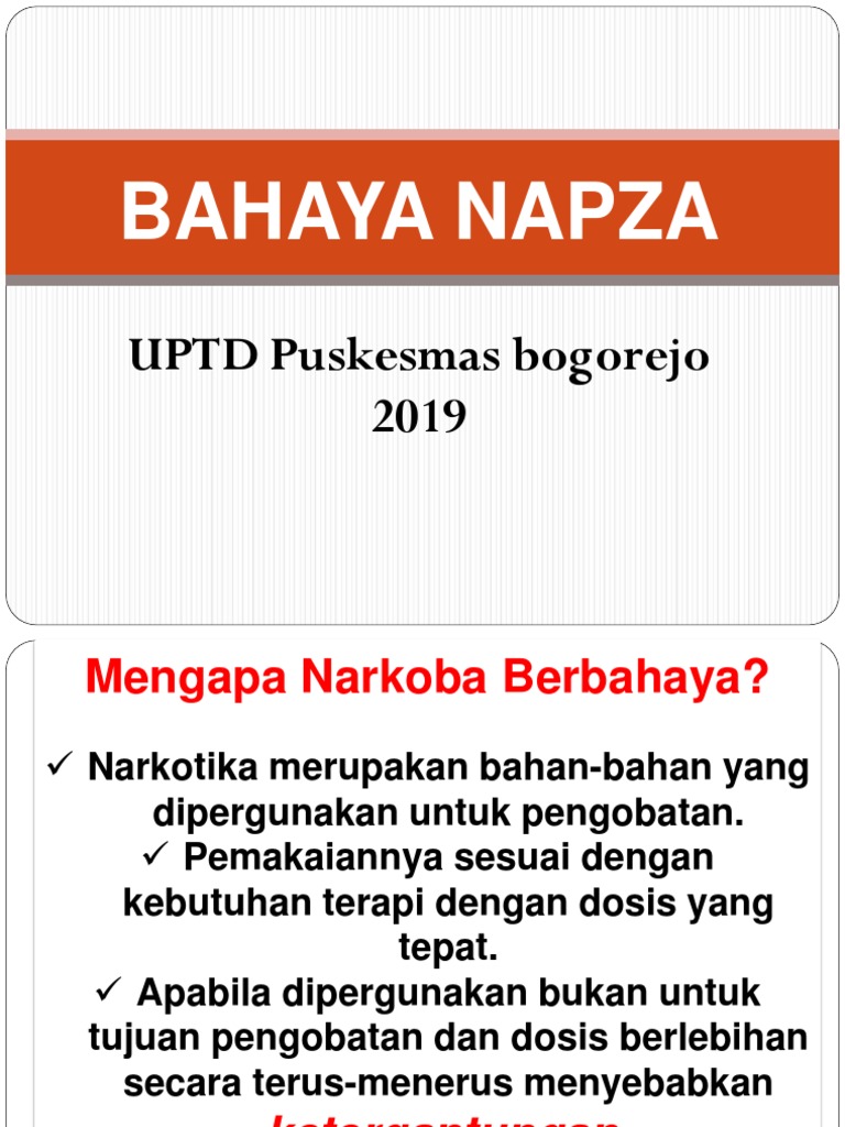 Bahaya Napza | PDF