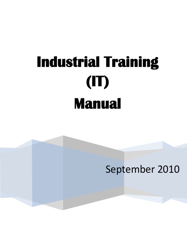 Industrial Training Manual | PDF | Engineering | Mechanical Engineering
